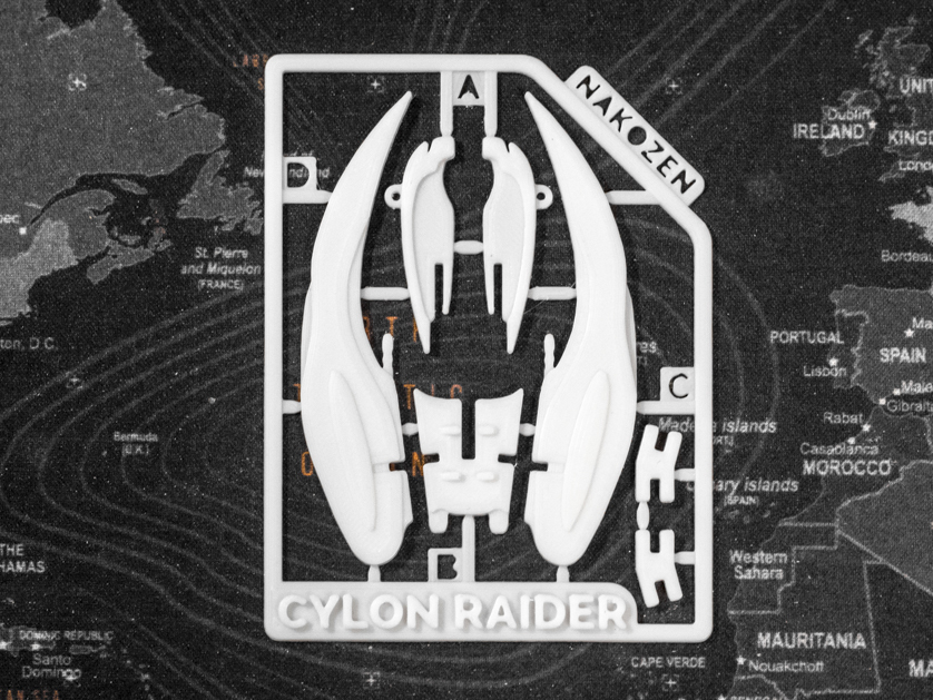 🎁 Cylon Raider Kit Card・Free 3D File for ・Cults