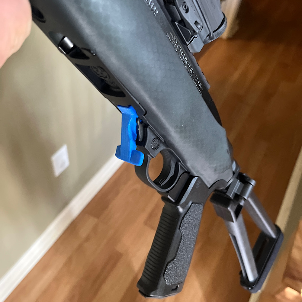 ⚽ Ruger !0/22 Extended Paddle Mag Release・Free 3D File for ・Cults