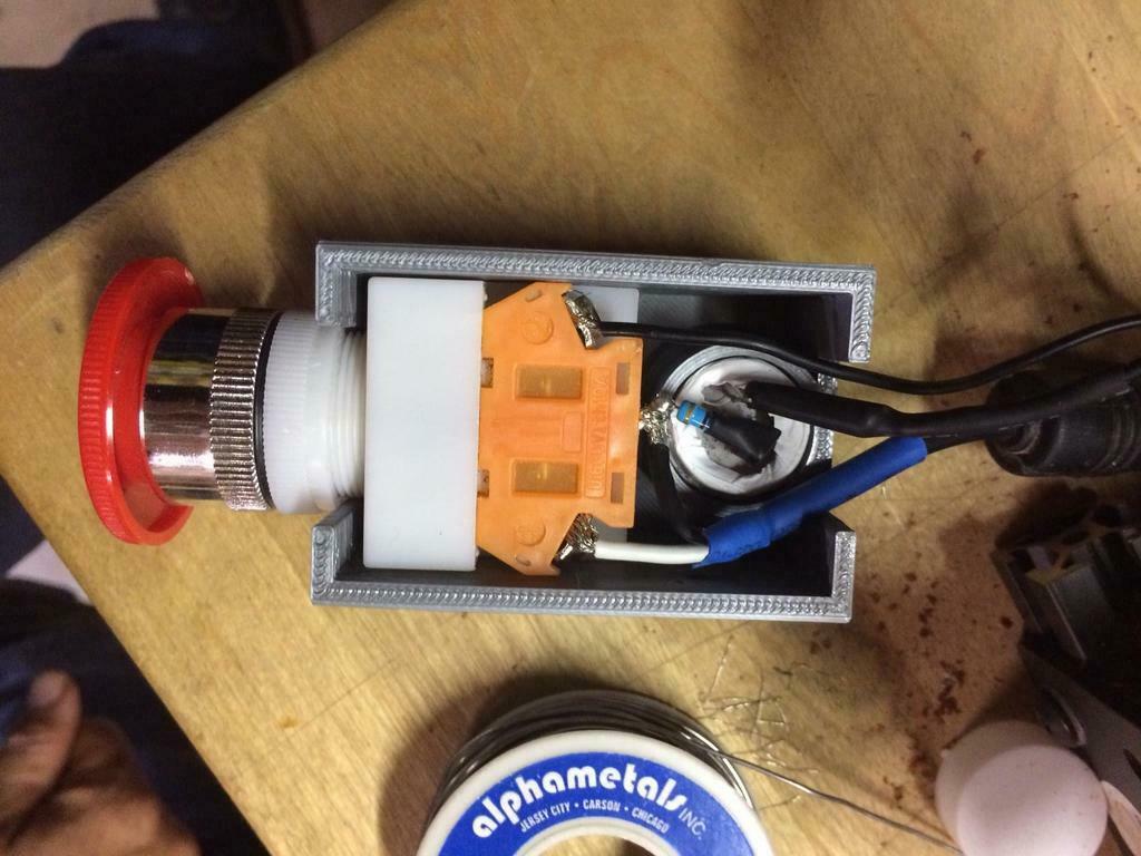 Free 3D file Light Up Emergency Power Button/Switch ⬆️ ・3D printable ...