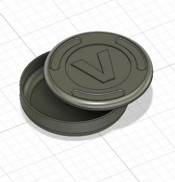 Free 3D file V-Bucks Box 📦 ・3D printing template to download・Cults