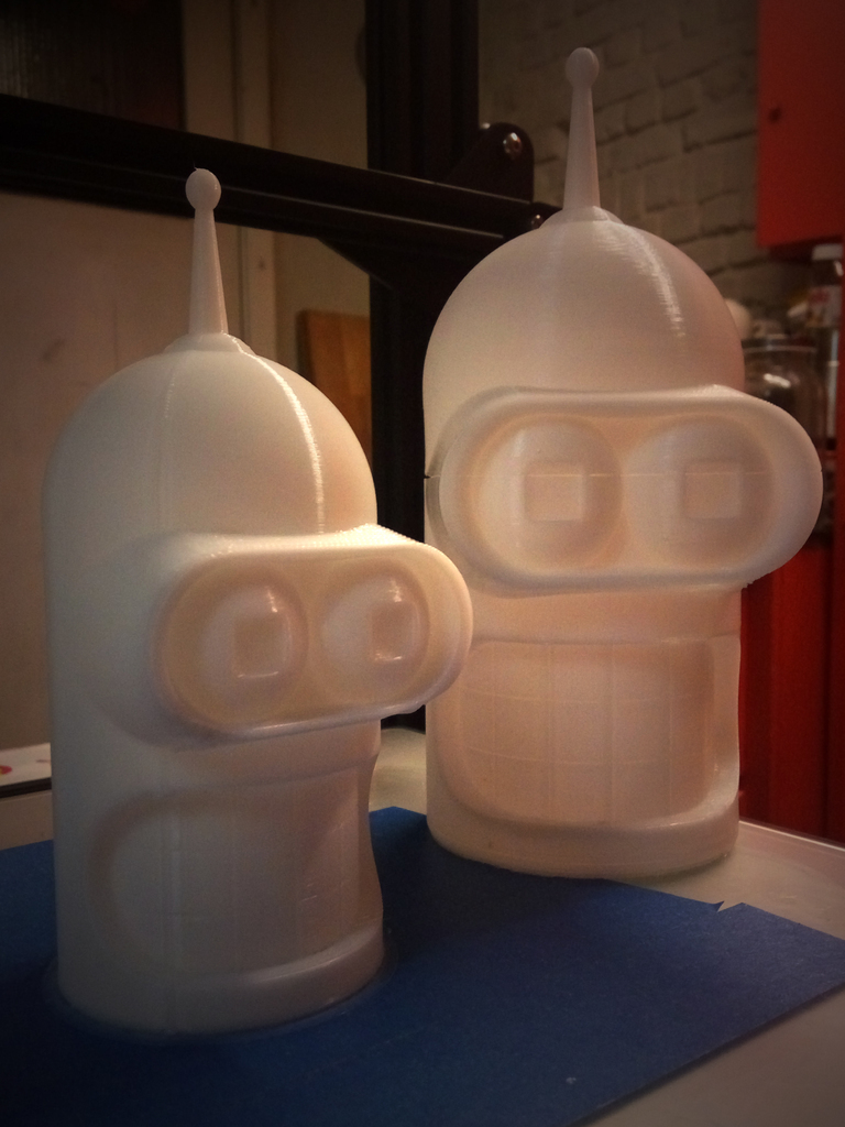 🤖 Bender head・Free 3D File for ・Cults