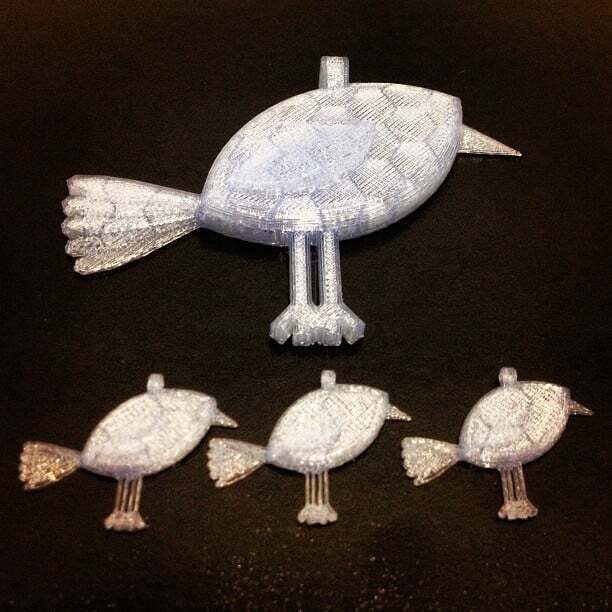 3D printing for the birds・Cults