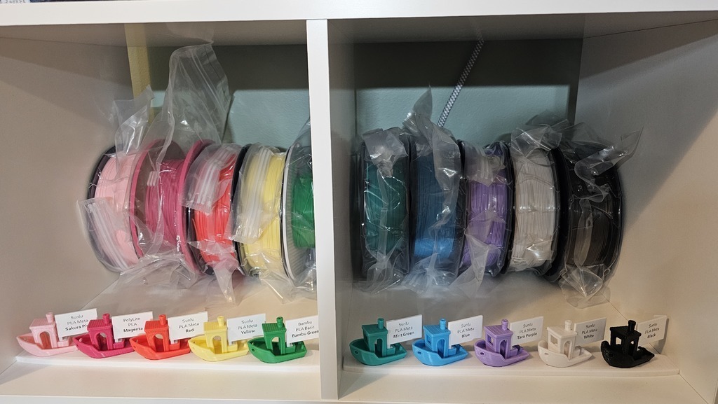 Free STL file Benchy Label Flag (1x1.5in) 🏷️ ・3D printer design to ...