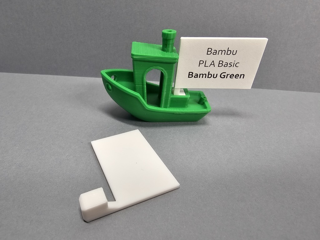 Free STL file Benchy Label Flag (1x1.5in) 🏷️ ・3D printer design to ...