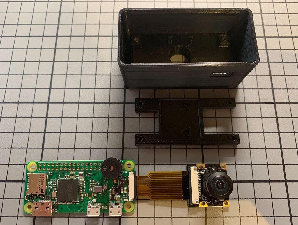 Free 3D file Raspberry PI Zero W case for Fisheye Camera 📷・Model to ...