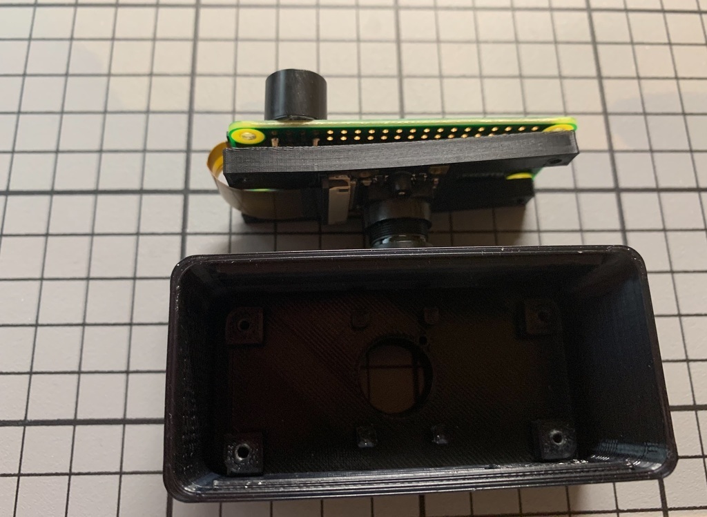 Free 3D file Raspberry PI Zero W case for Fisheye Camera 📷・Model to ...