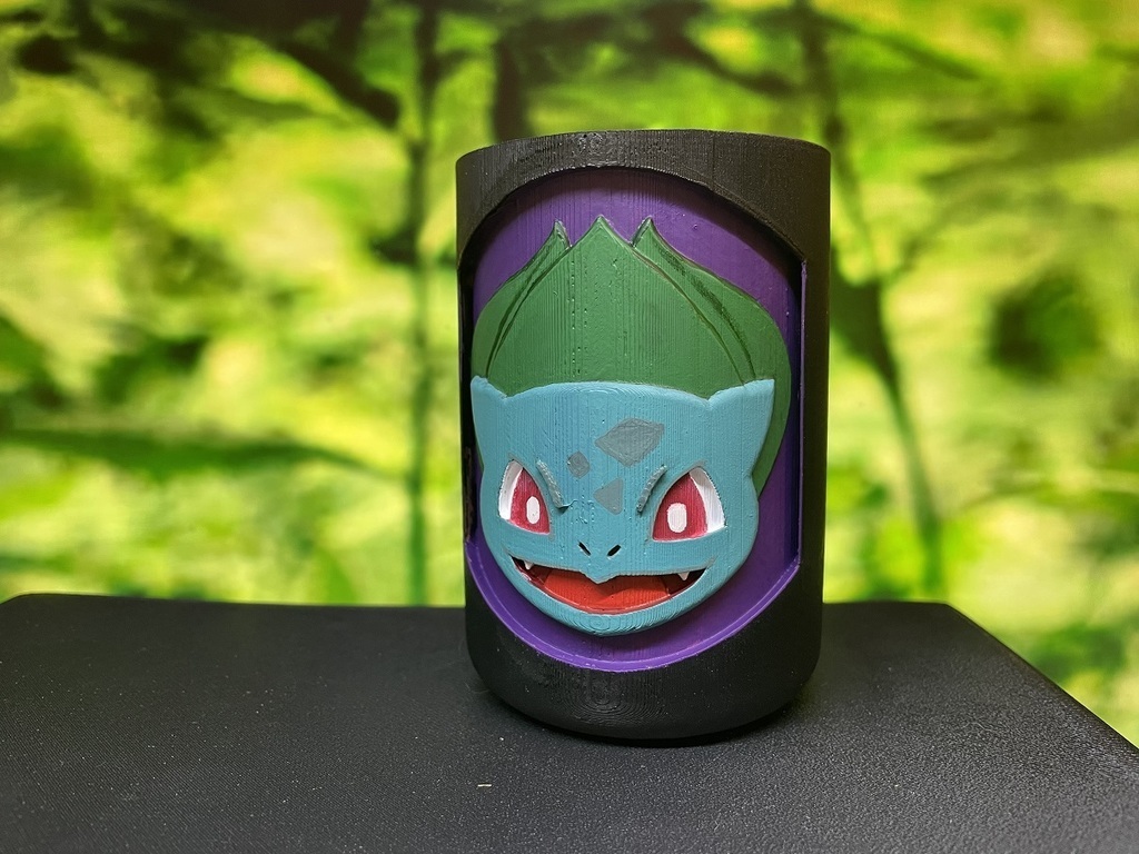 🐉 Pokemon Bulbasaur Cup・Free 3D File for ・Cults