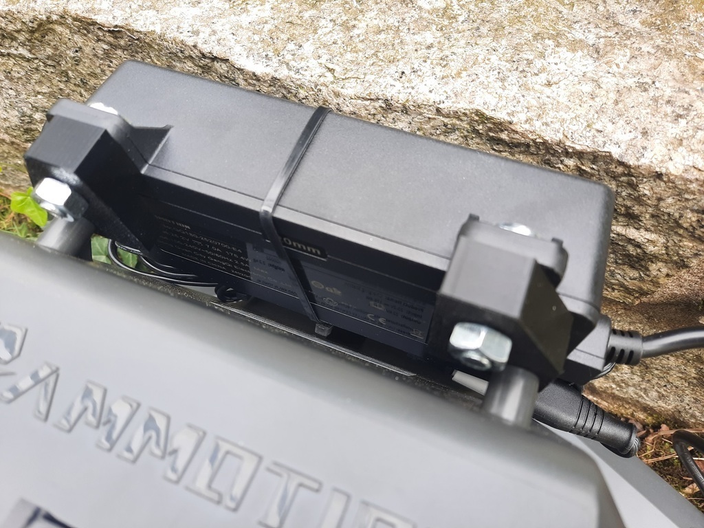 Free 3D file Mammotion Luba 2 power adapter holder for charging station ...