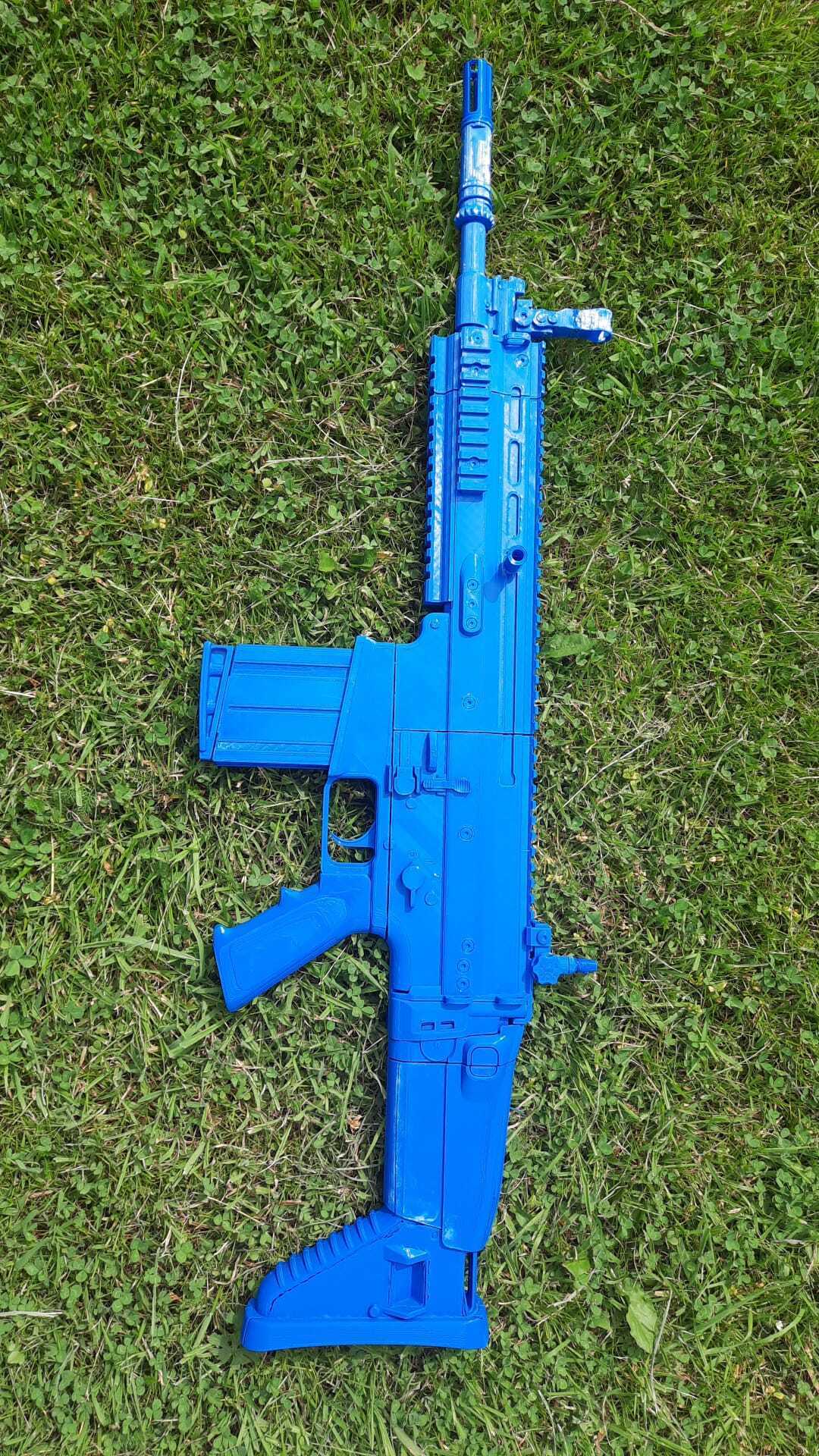 3D printing FN MK-17 (SCAR-H) (CQC Variant) Blue Gun/Red Gun/Training ...