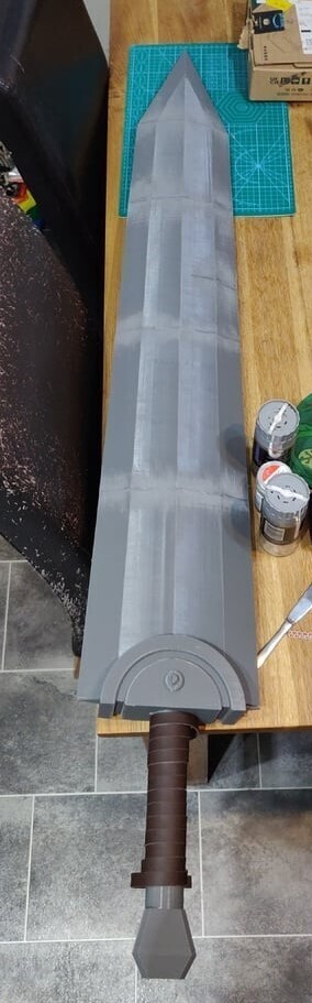 🗡️ Réplica de la espada Guts - Dragon Slayer de Berserk・Archivo STL ...