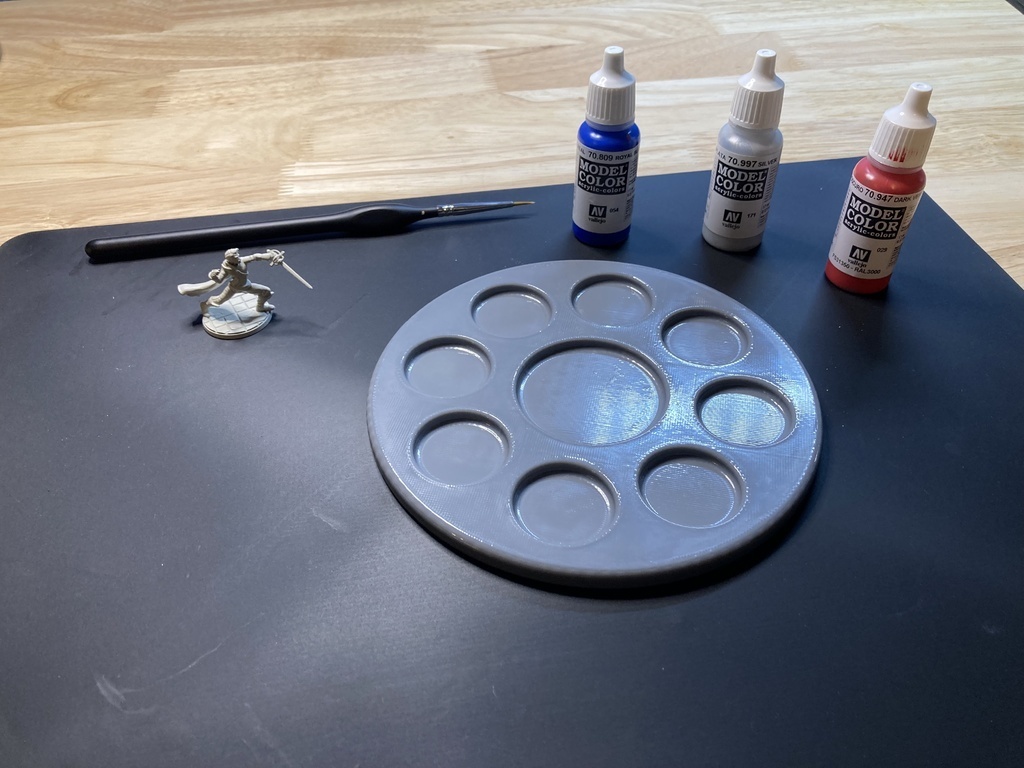 Free 3D file Paint Palette 🎨・3D printable design to download・Cults