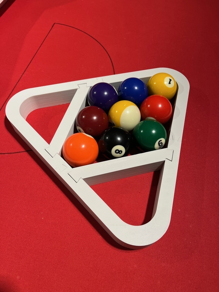 🎱 Pool Ball Rack - 9 Ball or 8 Ball・Free 3D File for ・Cults
