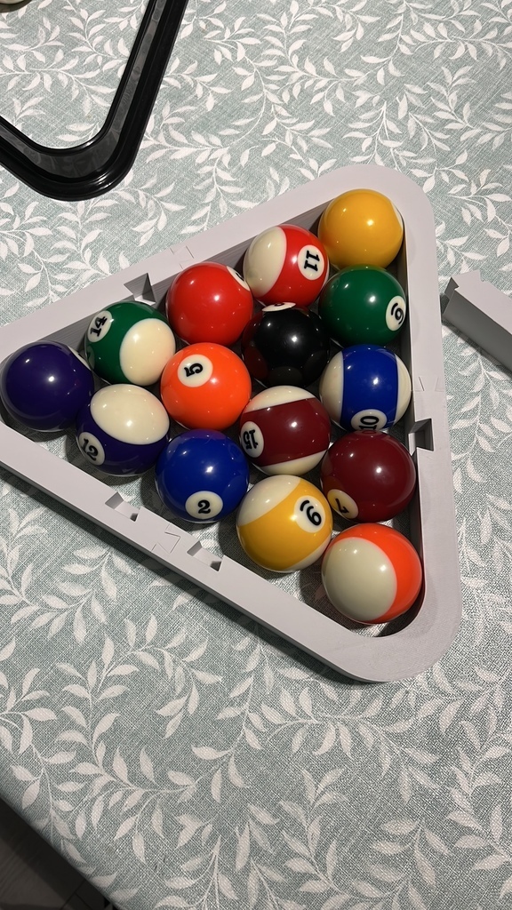 🎱 Pool Ball Rack - 9 Ball or 8 Ball・Free 3D File for ・Cults
