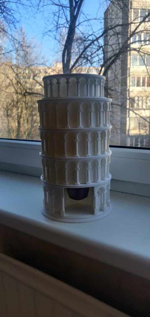 ☕ Leaning Tower of Pisa Nescafe DolceGusto/Lavazza Coffe Capsule ...