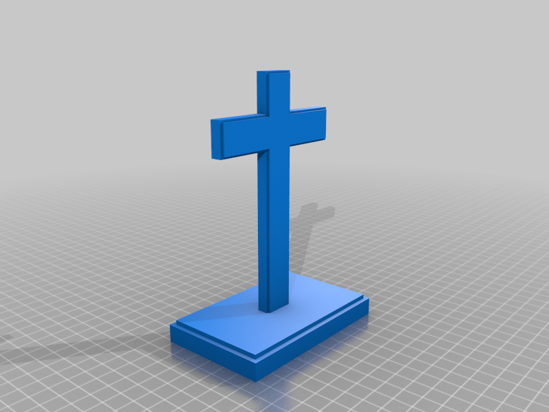 Cross with Psalms 23:4・Free 3D File for ・Cults