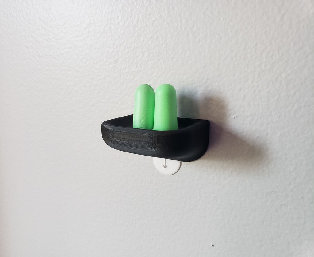 🧹 The Earplug Shelf - A Place For Your Plugs To Chill・Free STL File for ...
