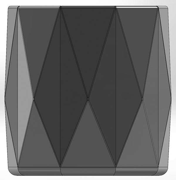 Free 3D file A nine-cornered pencil box with pyramids on the sides ️ ...