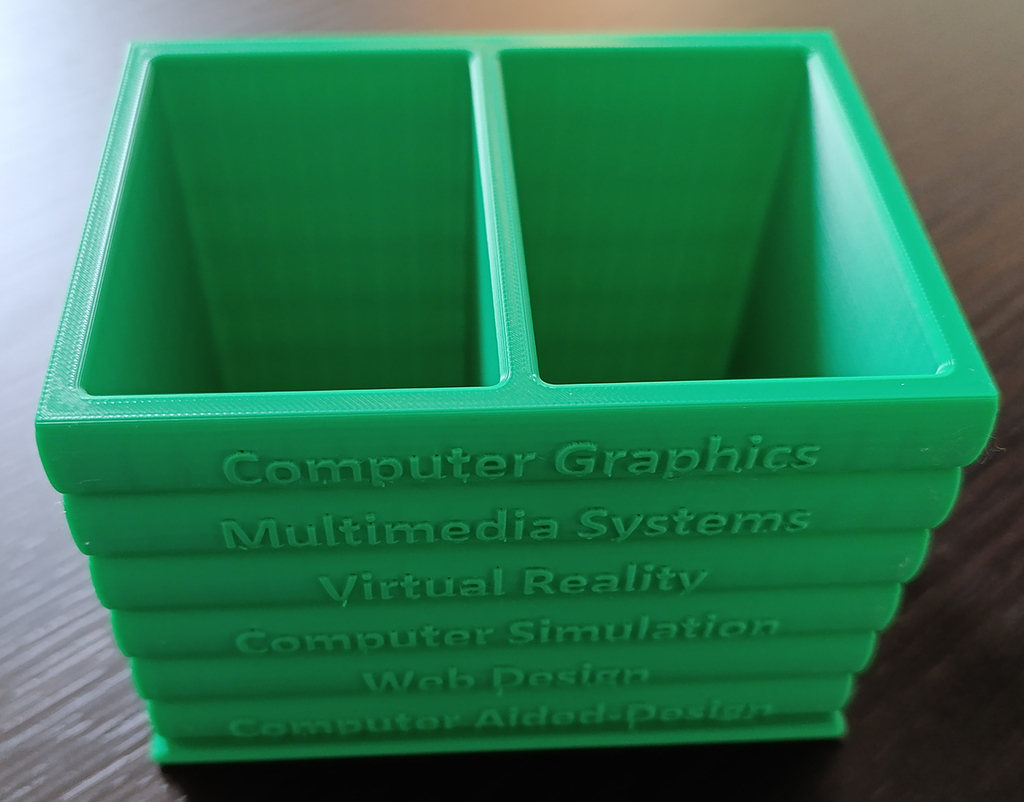 Free 3D file Pencil case in the shape of 6 books ️ ・3D printing model ...