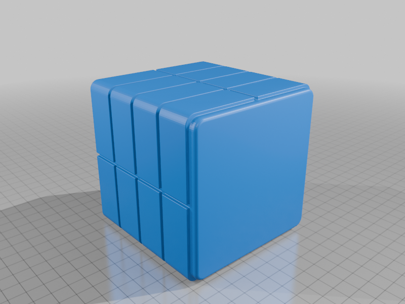 Free 3D file A square pencil case with larger rectangular elements 🟪 ...