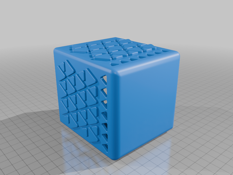Free 3D file A square pencil cup with ridges and slits in the shape of ...