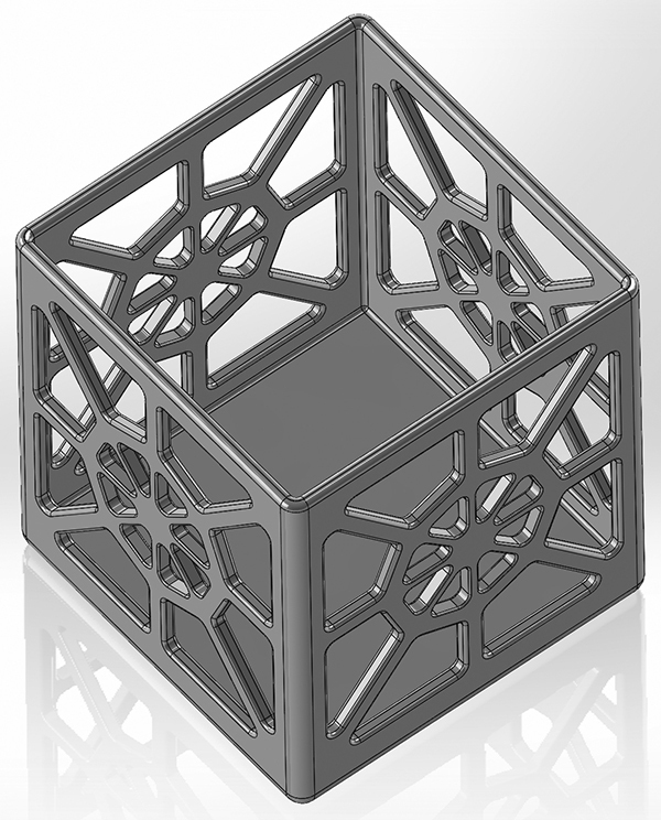 Free 3D file A square pencil case with an octagonal pattern 🟪 ・3D print ...