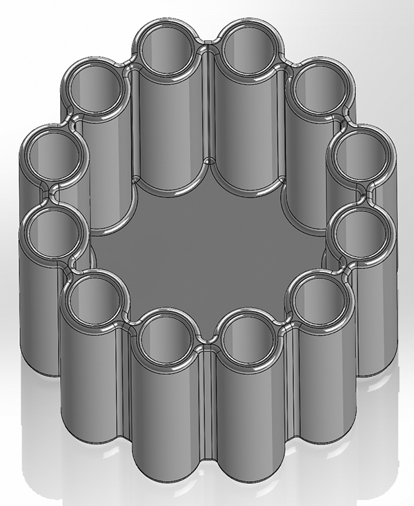 Free 3D file Pen cup with cylinders on the side 🖊️ ・3D printer model to ...