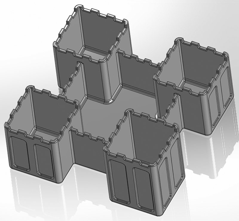 Free 3D file Desk organizer in the form of a castle 🏰 ・3D printable ...