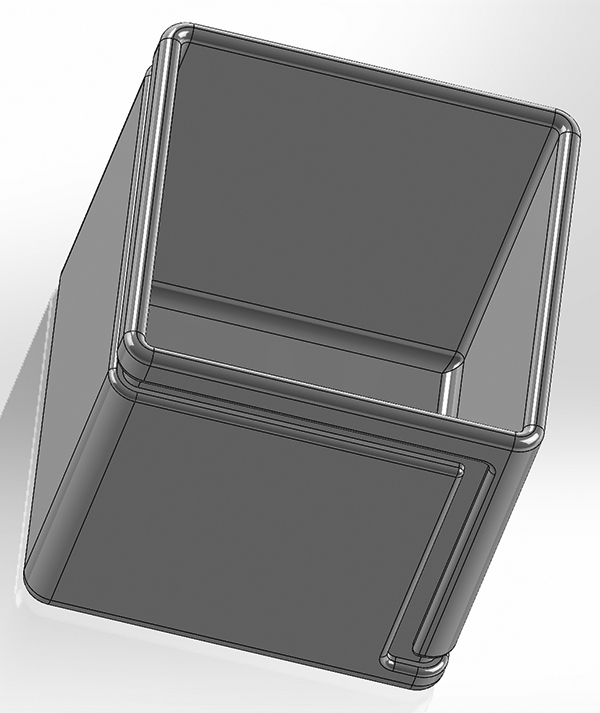 Free 3D file Square pencil cup with slits around the edges of the cup 🟪 ...