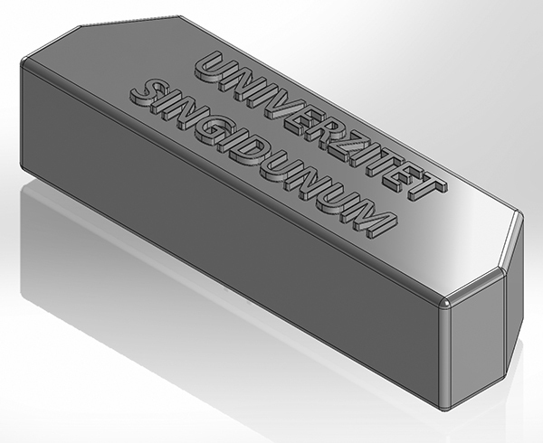 Free 3D file SINGIDUNUM UNIVERSITY sign spinning 🏛️ ・Object to download ...