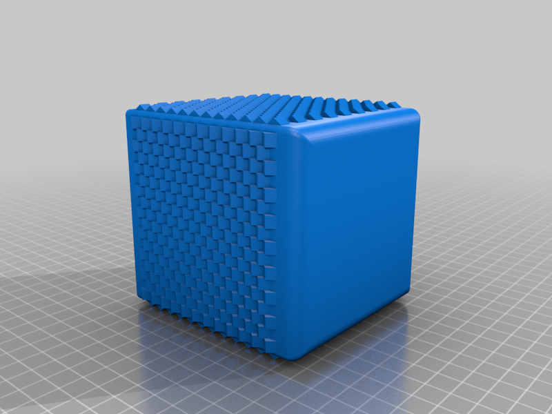 Descargar archivo 3D gratis Square pen cup with triangular prisms 🟪 ...