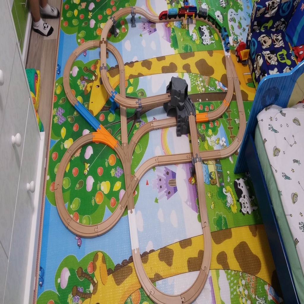 🪵 Коллекция деревянных перекрестков для поездов, совместимая с набором ...