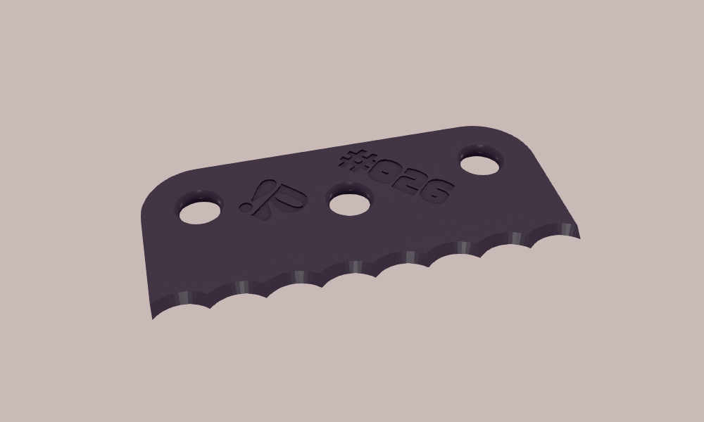 Free 3D file Pottery rib tool #026 🎨 ・3D printable model to download・Cults