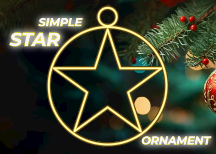 Free STL file Simple Star Ornament ⭐ ・3D printer design to download・Cults