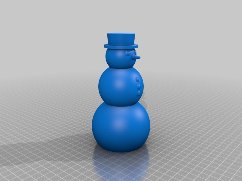 Free 3D file Snowman ☃️・3D printable design to download・Cults