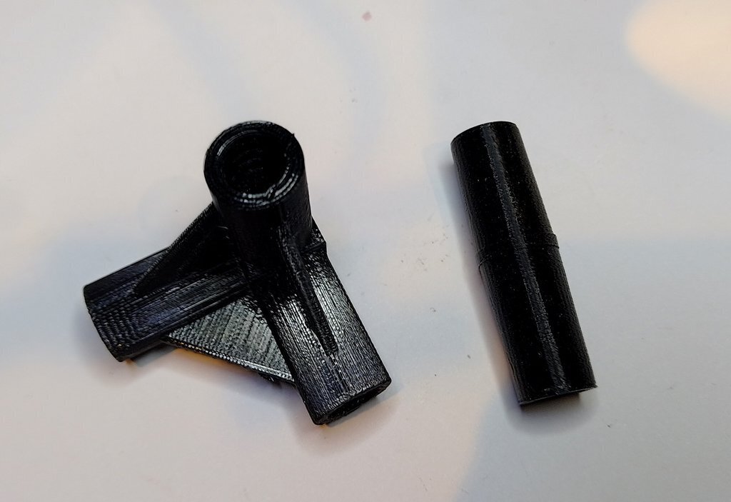 🧹 10mm Straight And Corner Dowel Connectors・Free 3D File for ・Cults