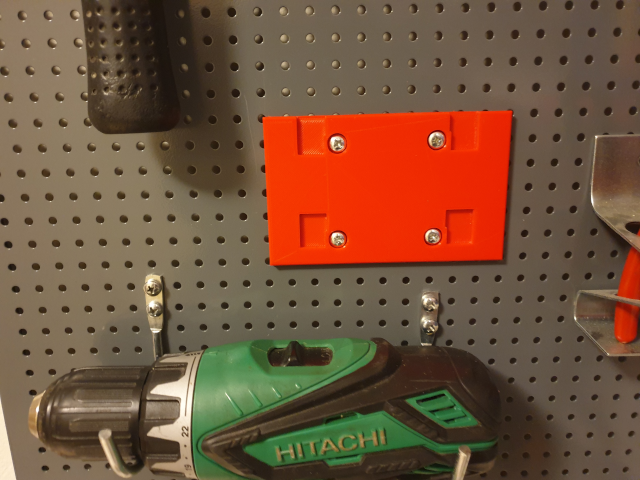 Free 3D file Holder for Hitachi bit box for Biltema peg board 📦 ・3D ...