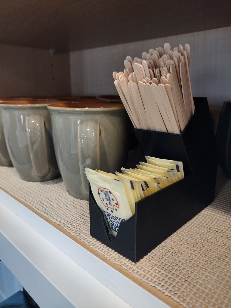 🍽️ Sugar Packet and Mixing Stick dispenser・Archivo 3D Gratis para ・Cults