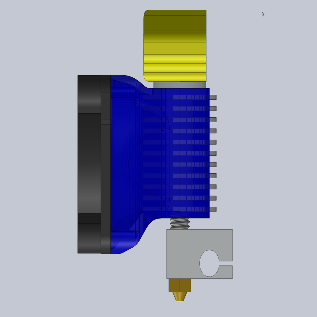 Descargar archivo 3D gratis Conducto del ventilador E3D V6 de 40 mm 🧞‍♂️ ・Modelo para la ...