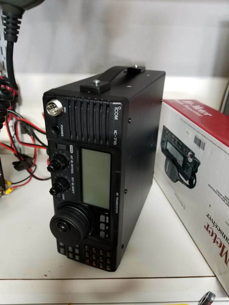 👽 ICOM IC-718 Handle・Free 3D File for ・Cults