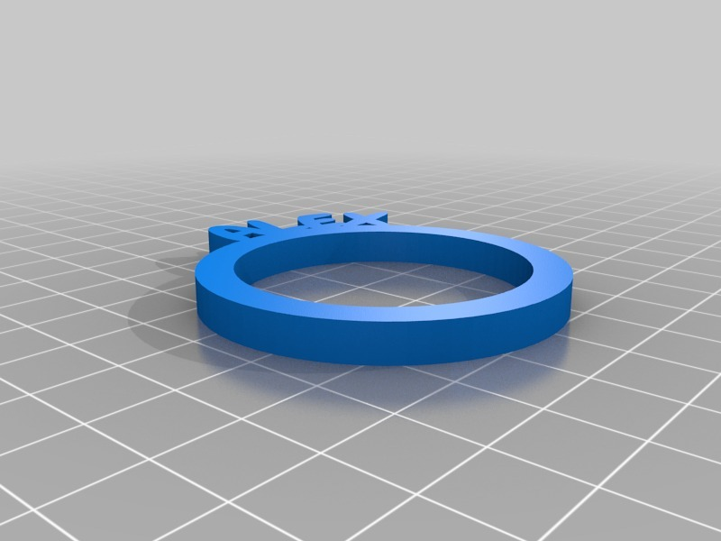 Archivo 3D gratis Anillo ALEX 🍽️ ・Diseño imprimible en 3D para ...