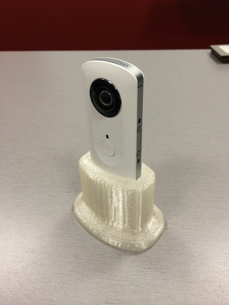 Free 3D file Ricoh Theta Holder 👽・3D printing model to download・Cults