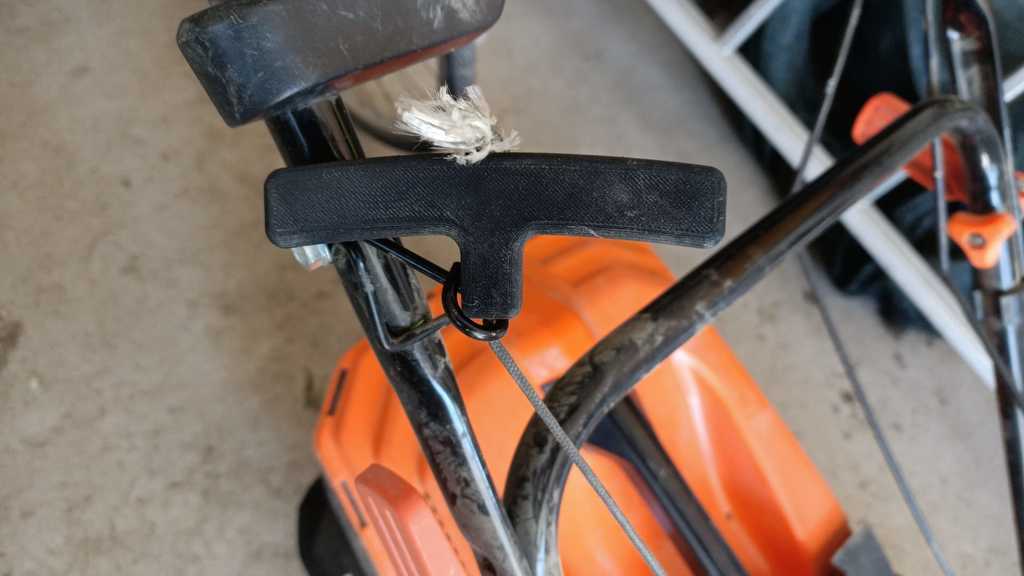 🔧 Lawn mower pull cord handle・Free 3D File for ・Cults