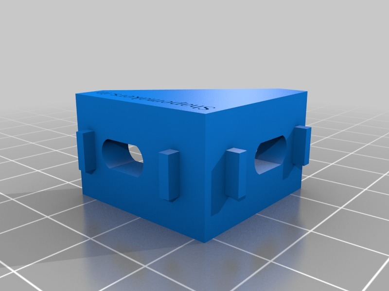 Archivo 3D gratis Perfil de aluminio 20x20 esquinero ⚙️ ・Objeto de impresión 3D para descargar・Cults