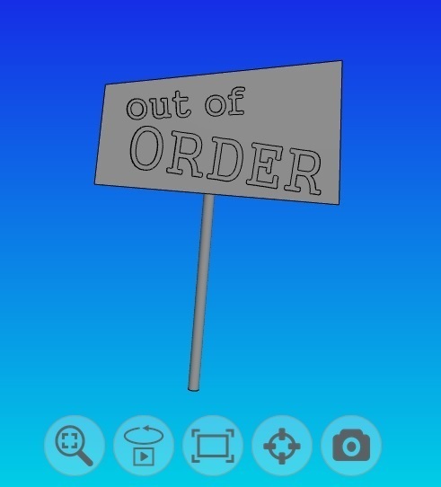 Free 3D file Out of order - sign 👽 ・3D printer model to download・Cults