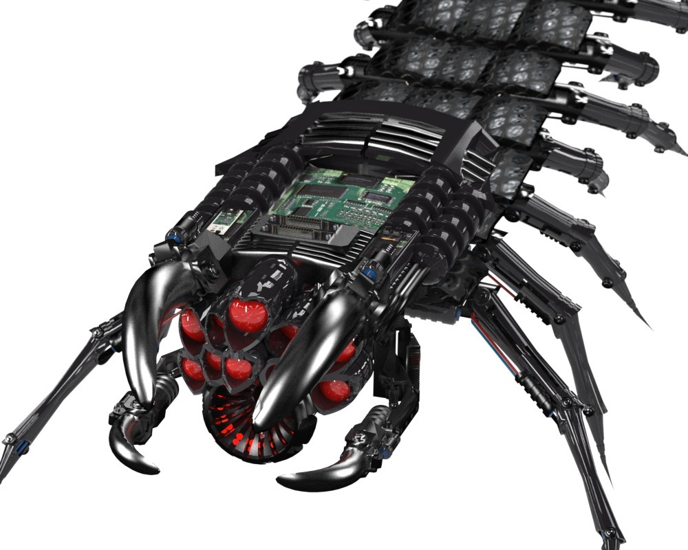 Free 3D file Centipede - mechanical 🐛・3D printer model to download・Cults