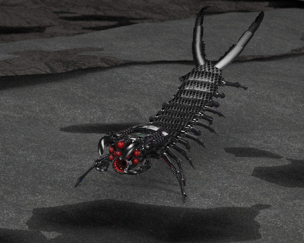 Free 3D file Centipede - mechanical 🐛・3D printer model to download・Cults