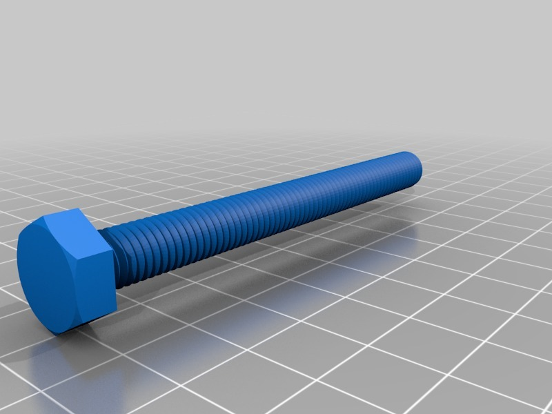 Free 3D file DIN 933 created in PARTsolutions 💭 ・3D printer design to ...