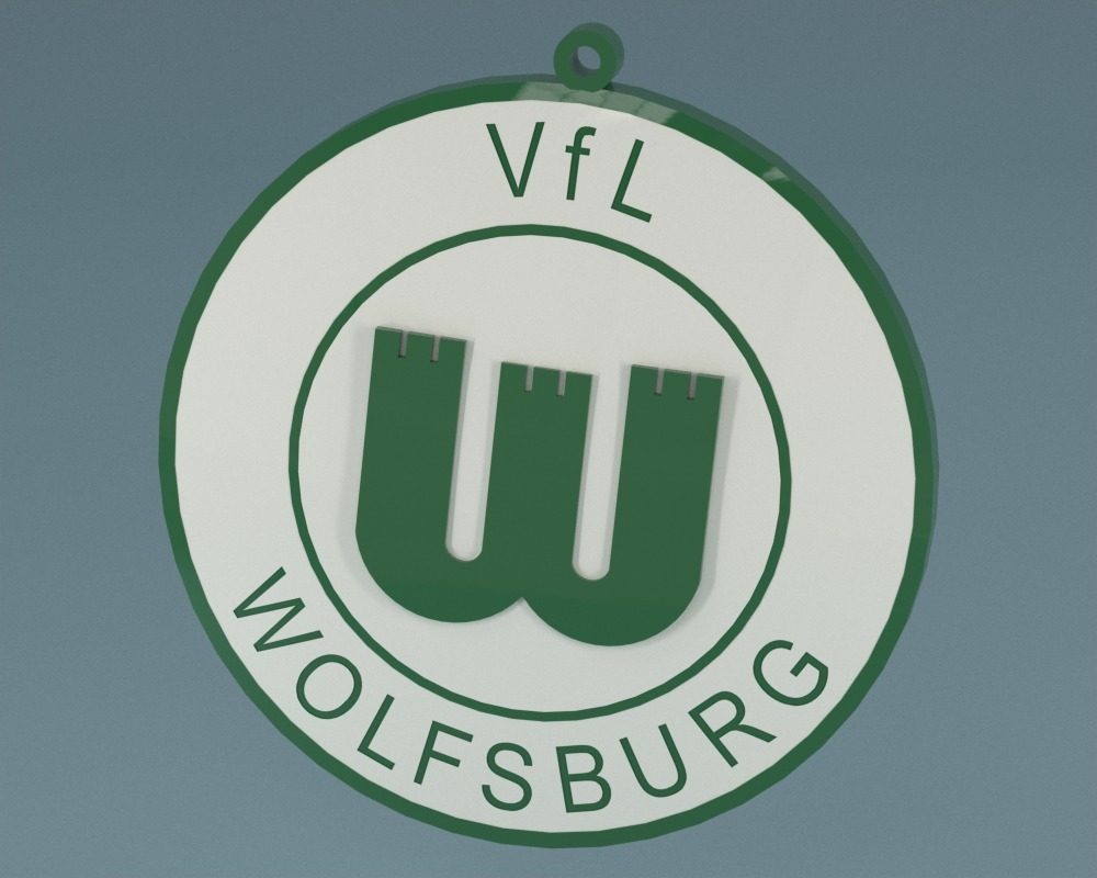 Free 3D file VFL WOLFSBURG Logo Keychain created in PARTsolutions 🗝️・3D ...