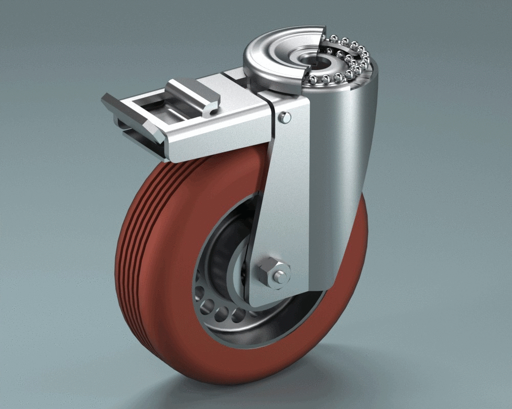 Free 3D file Caster 127 created in PARTsolutions software 🛞・Design to ...