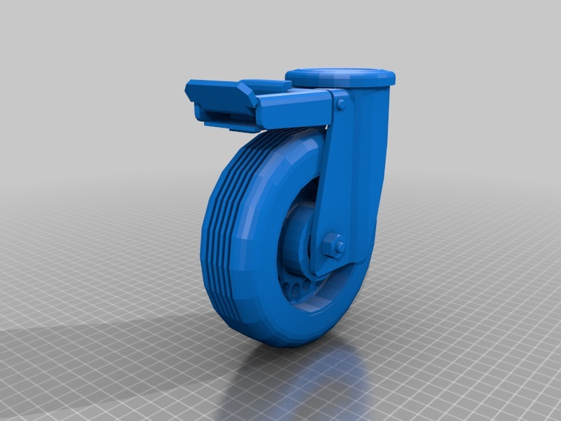 Free 3D file Caster 127 created in PARTsolutions software 🛞・Design to ...